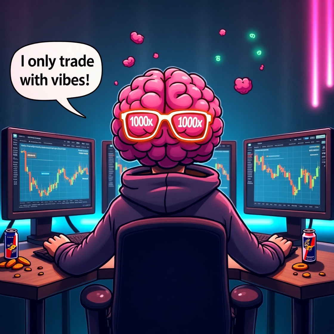 Brain AI - The only AI that forgets what it's doing — and still moons